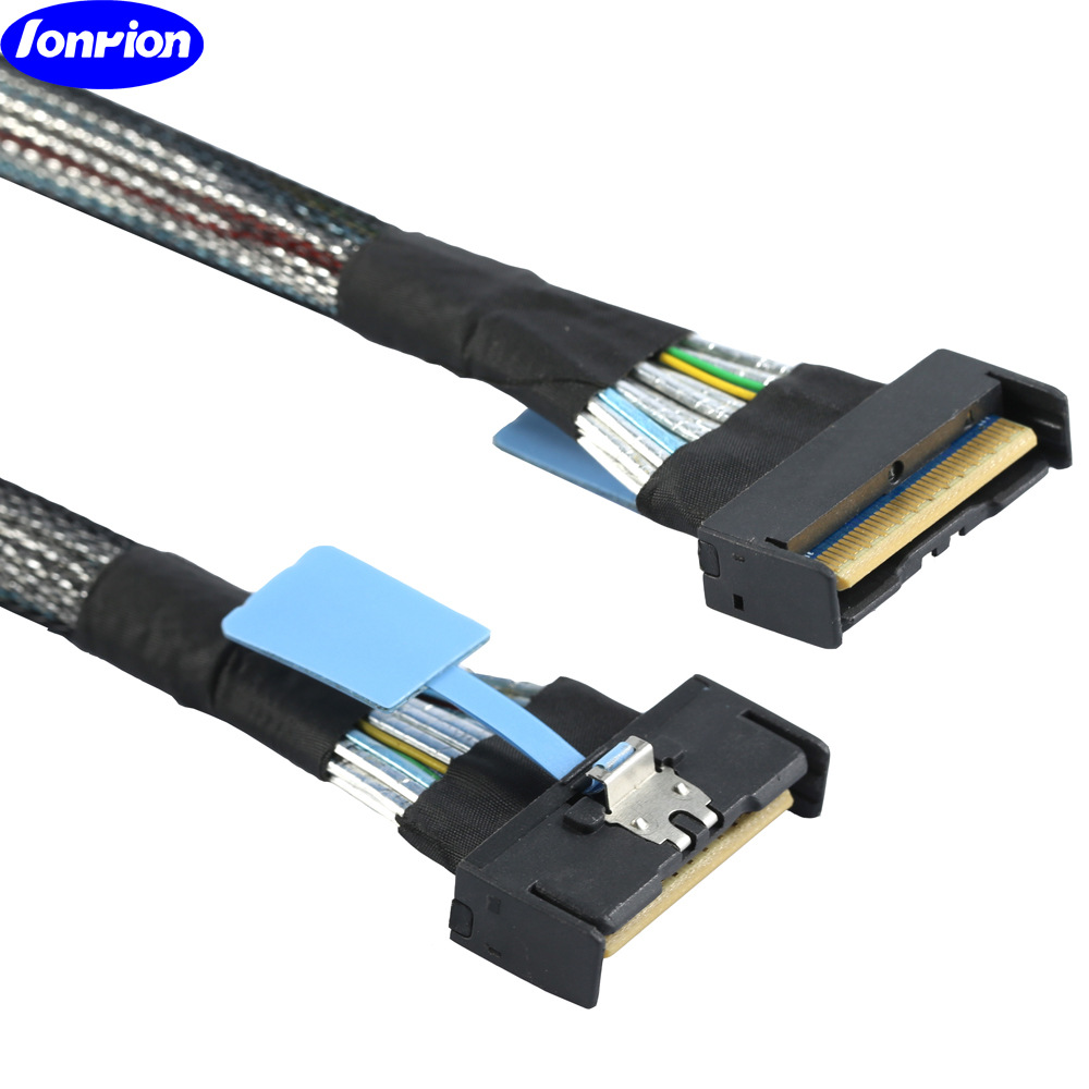 Slimline SAS MCIO SFF-8654 8I 5.0 74P PCIE转MCIO 8654连接线-阿里巴巴