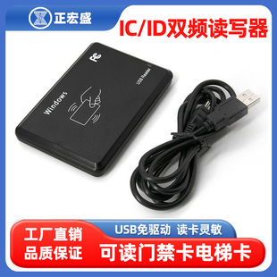 IC卡读卡器免驱动ID读卡器感应电梯卡门禁卡RFID读写器NFC读写器-阿里巴巴