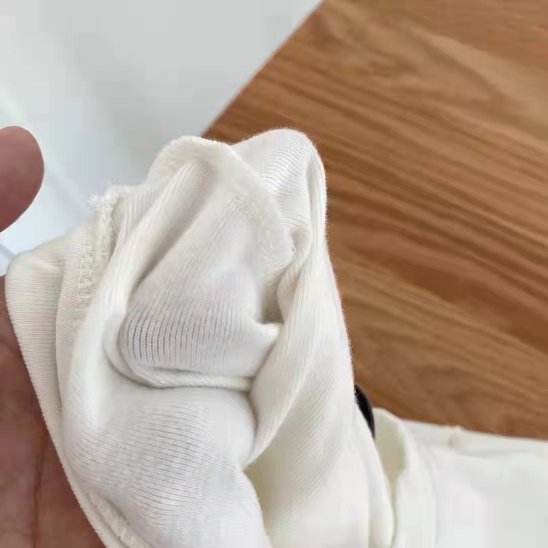 加厚磨毛320g大白T打底t破洞长袖T恤开叉T白色基础款中长打底衫-阿里巴巴