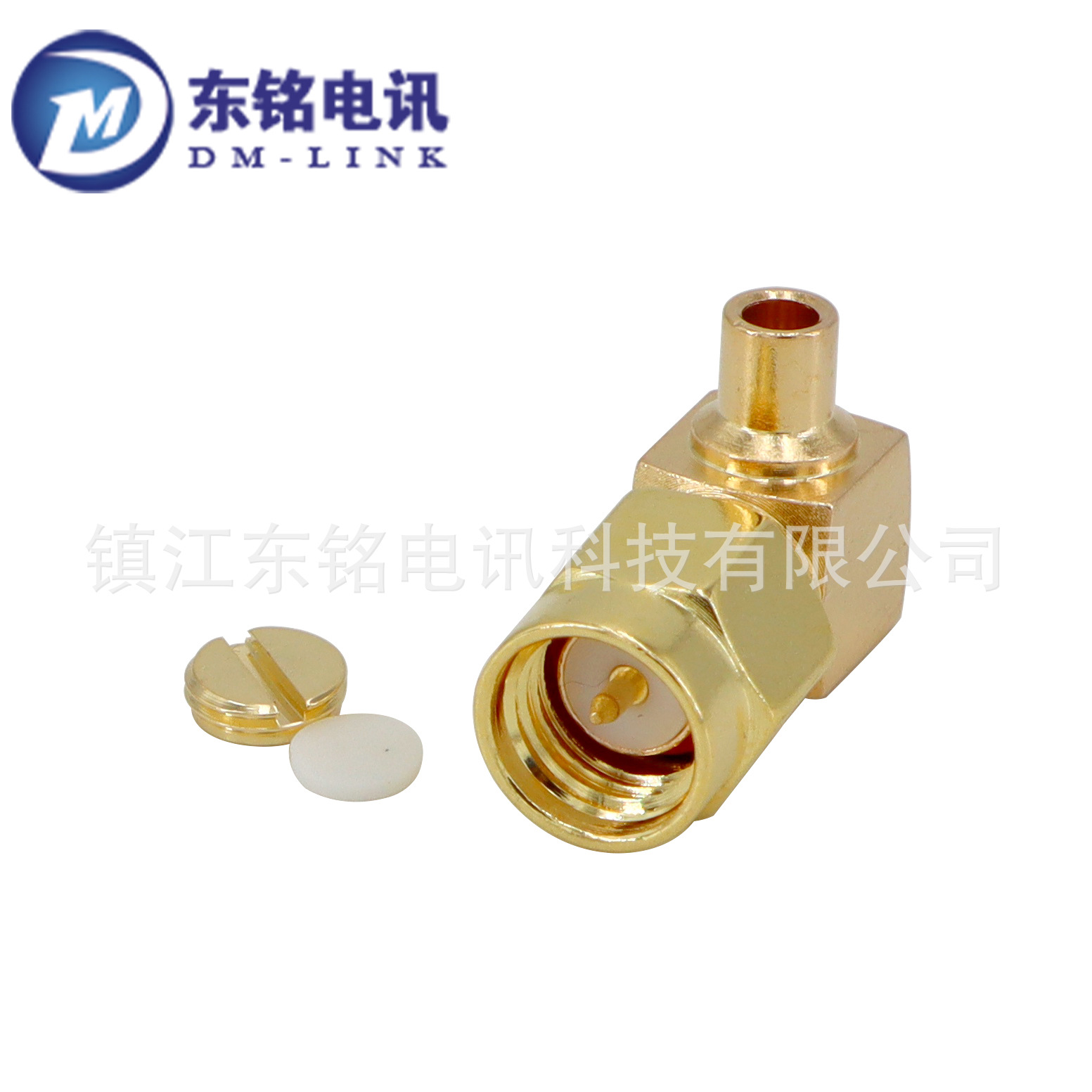 射频连接器SMA-JWB2 SMA弯公头公针天线头接RG405半钢线086半柔线-阿里巴巴