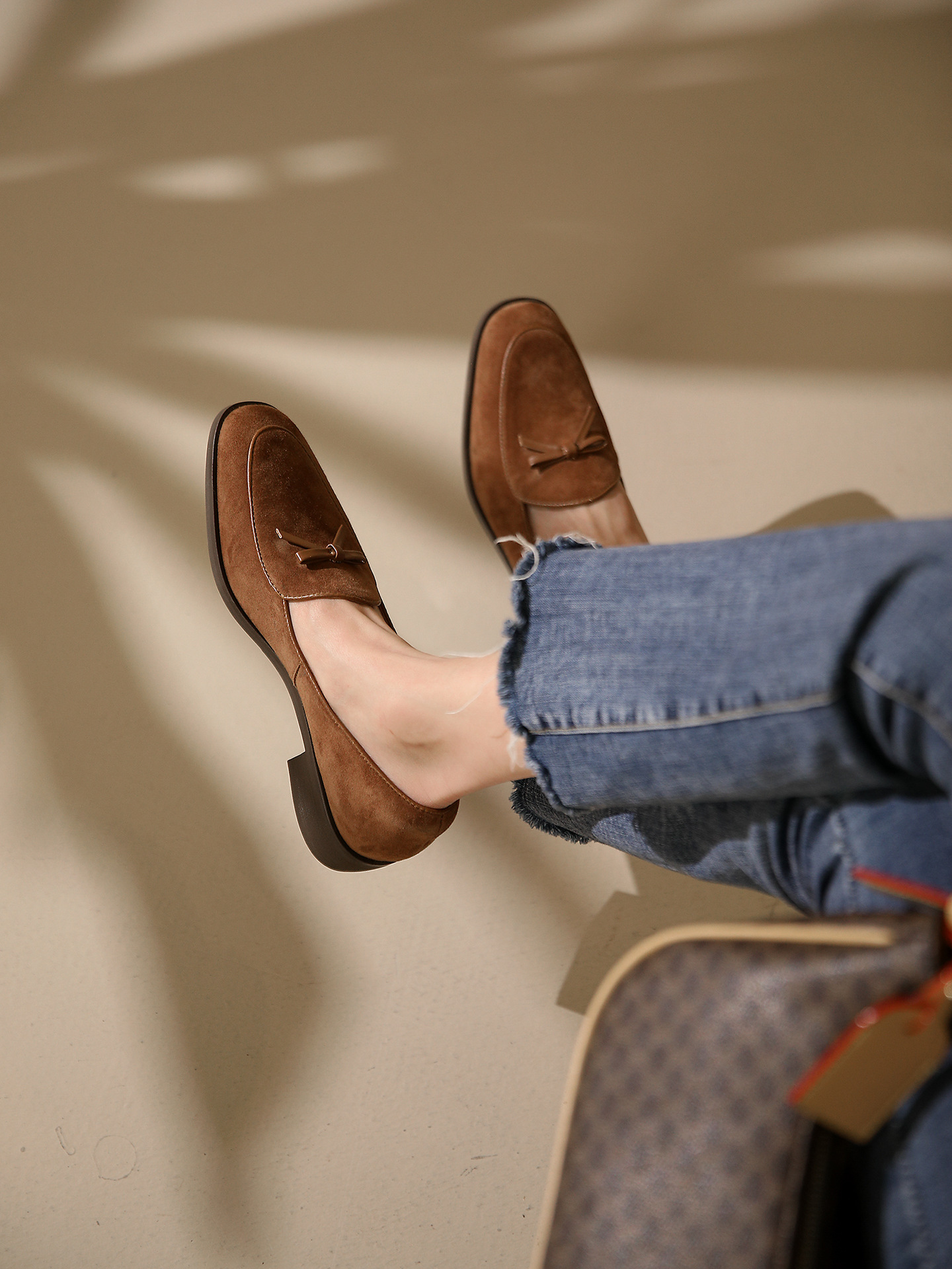 CHIKO Anahi Square Toe Block Heels Loafers Shoes