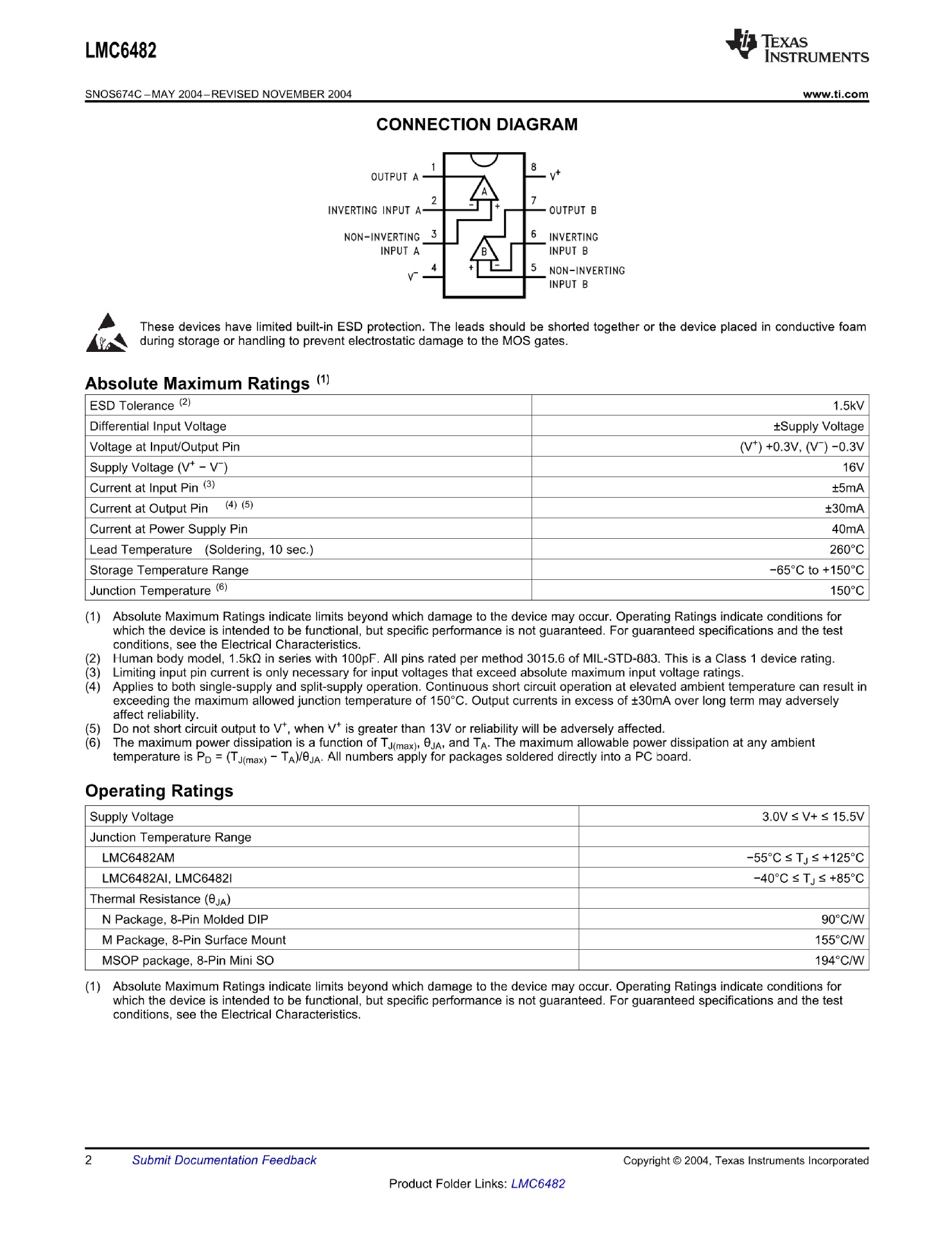 原装正品 LMC6482AIMX/NOPB SOIC-8 双路轨至轨运算放大器IC芯片-阿里巴巴