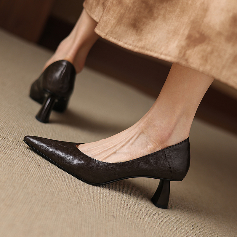 CHIKO Christine Pointy Toe Kitten Heels Pumps Shoes