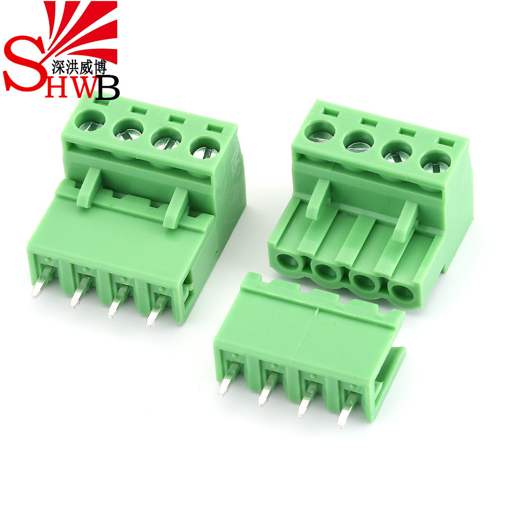 KF2EDG 5.08MM 4P脚插拔式pcb接线端子接线头 直针插座 厂家直销-阿里巴巴