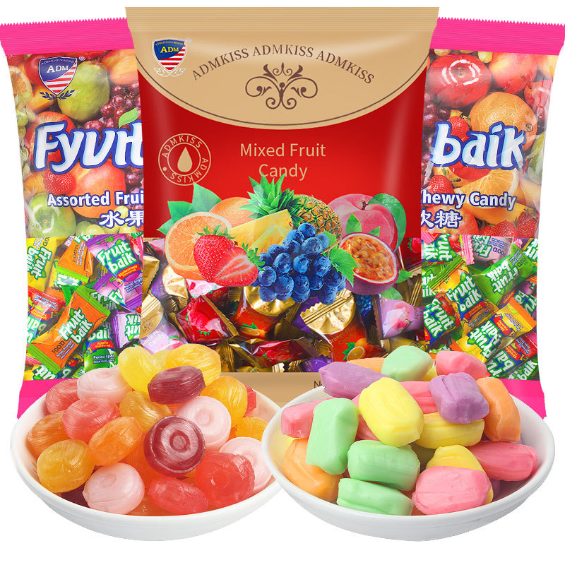 ADM Fruit Soft Candy 500g Bulk Wedding Candy Malaysian Flavor Mixed ...