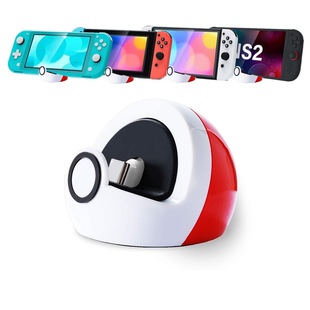 新款跨境使用NS任天堂游戏主机座充Switch2/OLED充电底座商超礼品-阿里巴巴
