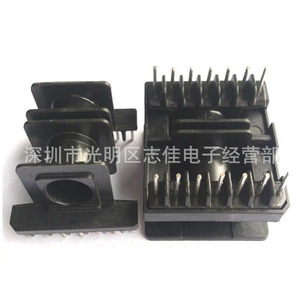 ETD34骨架ER34电源骨架ER3435双槽卧式7+7骨架带方外壳3409A-阿里巴巴