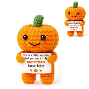 跨境新款Funny Positive Pumpkin万圣节南瓜装饰娃娃派对礼物-阿里巴巴
