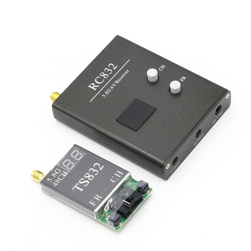 RC832 5.8G接收图传发射器TS832 48CH 600mw 无人机FPV F450 F550-阿里巴巴
