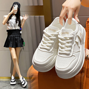2024小白鞋子女春季新款韩版ins女学生休闲运动百搭板鞋街拍Z6602-阿里巴巴