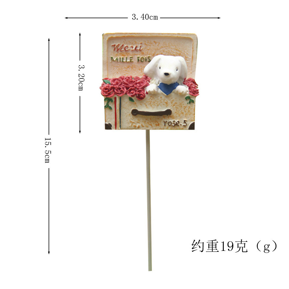 Small fresh Korean creative rose box puppy moss fleshy flower plug-in ...