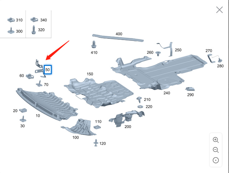 2135240340 2135240440 适用于奔驰W213 E200 E300前杠下护板支-阿里巴巴