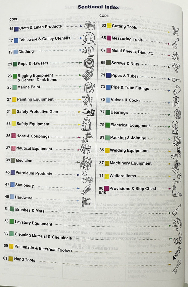 MSG IMPA物料参考书第八版原版MARINE STORES GUIDE-阿里巴巴