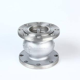 304不锈钢铸钢消声法兰止回阀HC41X-16P单向逆止阀密封静音设计-阿里巴巴