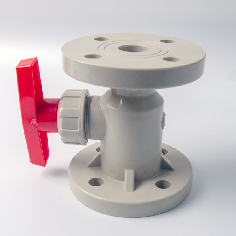 上海兰高阀门 PPH法兰球阀 Q41F-10S 耐酸碱全塑PPH法兰塑料球阀-阿里巴巴