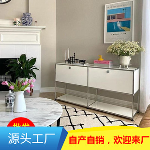 usm餐边柜韩国ins网红中古极简电视柜边柜模块组合柜装饰收纳柜视-阿里巴巴