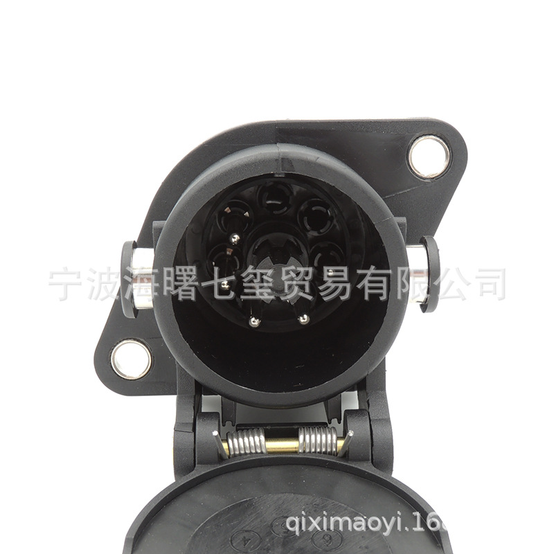 24V欧式汽车5孔插头插座拖车连接器5P ABS PLUG & SOCKET-阿里巴巴