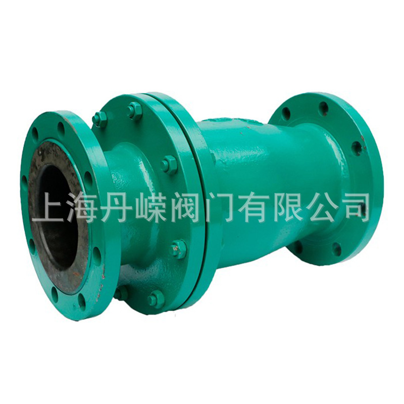 衬胶旋启式止回阀H44J-10C/16C 法兰立式衬胶单向阀 逆止阀-阿里巴巴