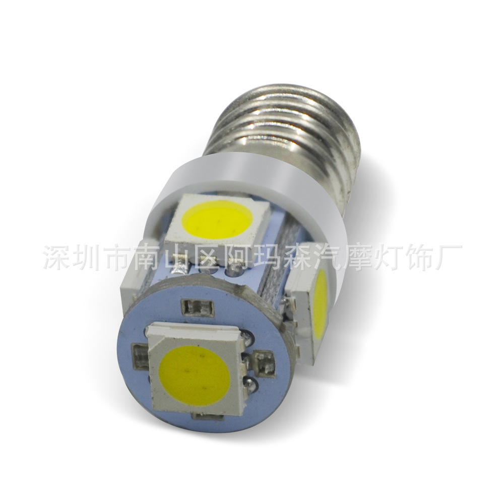 led车灯 W5W E5 5050 5SMD示宽灯 汽车阅读灯 牌照灯 led灯泡-阿里巴巴