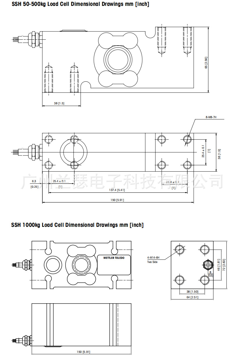 SSH-50 SSH-100 SSH-200梅特勒托利多称重传感器,SSH不锈钢-阿里巴巴