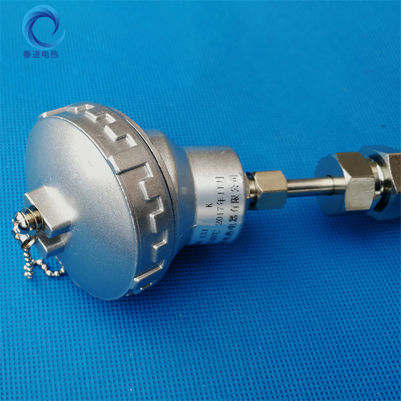 WRNK-331/231铠装热电偶 活动螺纹K型高温可弯曲探针热电偶传感器-阿里巴巴