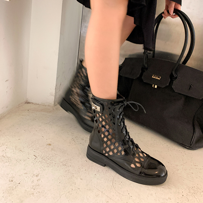 Chiko Seiko Round Toe Block Heels Boots