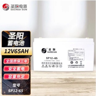 圣阳免维护蓄电池12V65AH SP12-65UPS不间断电源用阀控式胶体电池-阿里巴巴