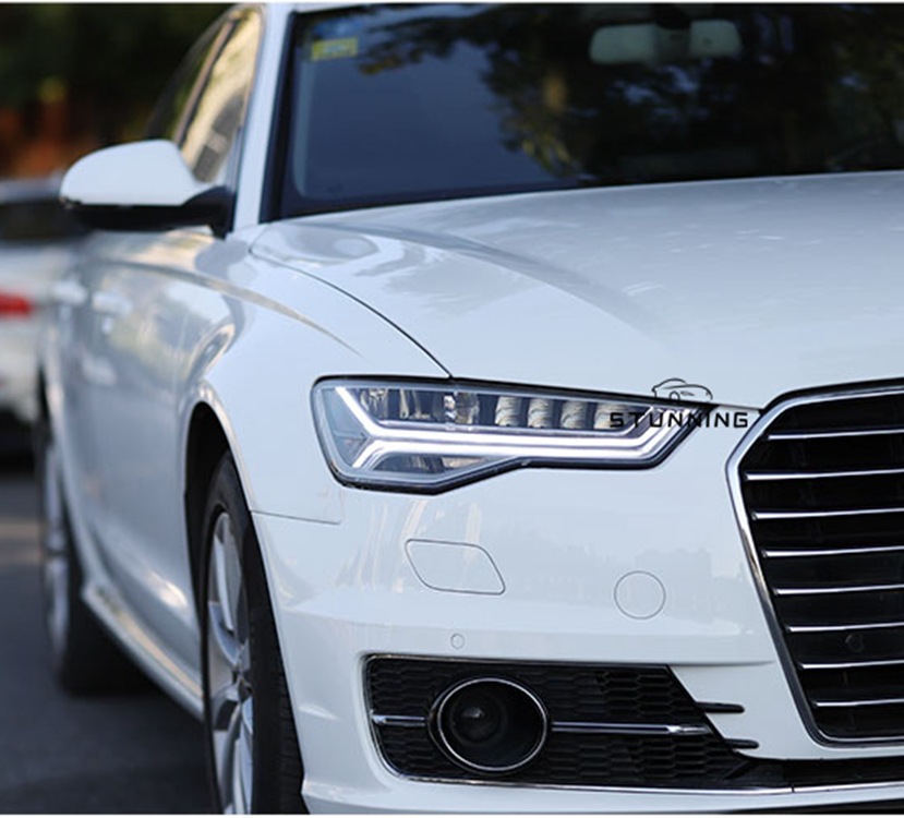 适用于12-18款奥迪A6L C7 C7PA大灯改装矩阵式全LED日行大灯总成-阿里巴巴