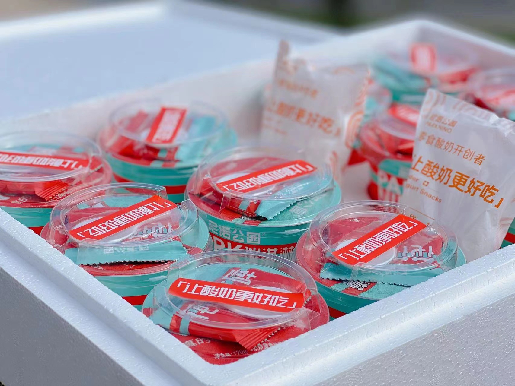 安牧乳业尼诺公园冰淇淋酸奶126g*10杯酸奶零食花生碎风味酸乳-阿里巴巴