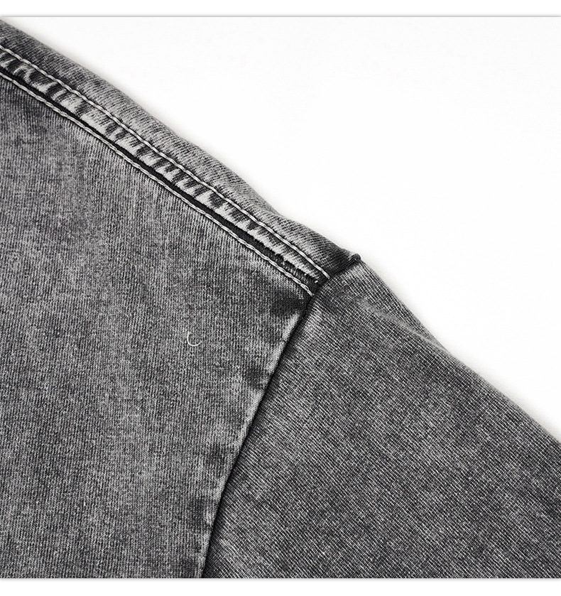 RFSD男装|巴家平替新款水洗圆领短袖美式285G重磅潮牌T恤男-阿里巴巴