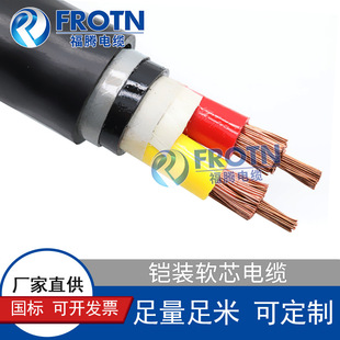 阻燃铠装软芯电缆ZA-RVV22 2*6-阿里巴巴
