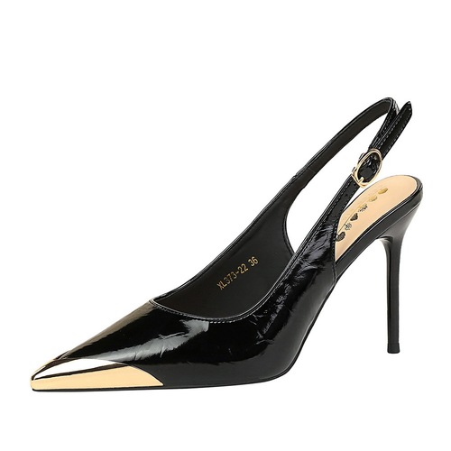 373-22 style fashionable super high heels for women, metal pointed back ...