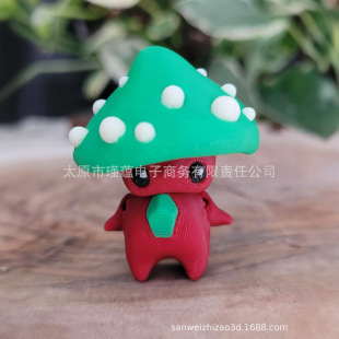 跨境新品, Poseable Articulated Mushroom Pixie Fidget Toy-阿里巴巴