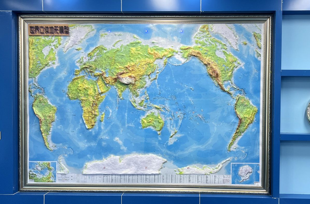 【中国立体地形图】【 世界立体地形图】【 地理模型】-阿里巴巴