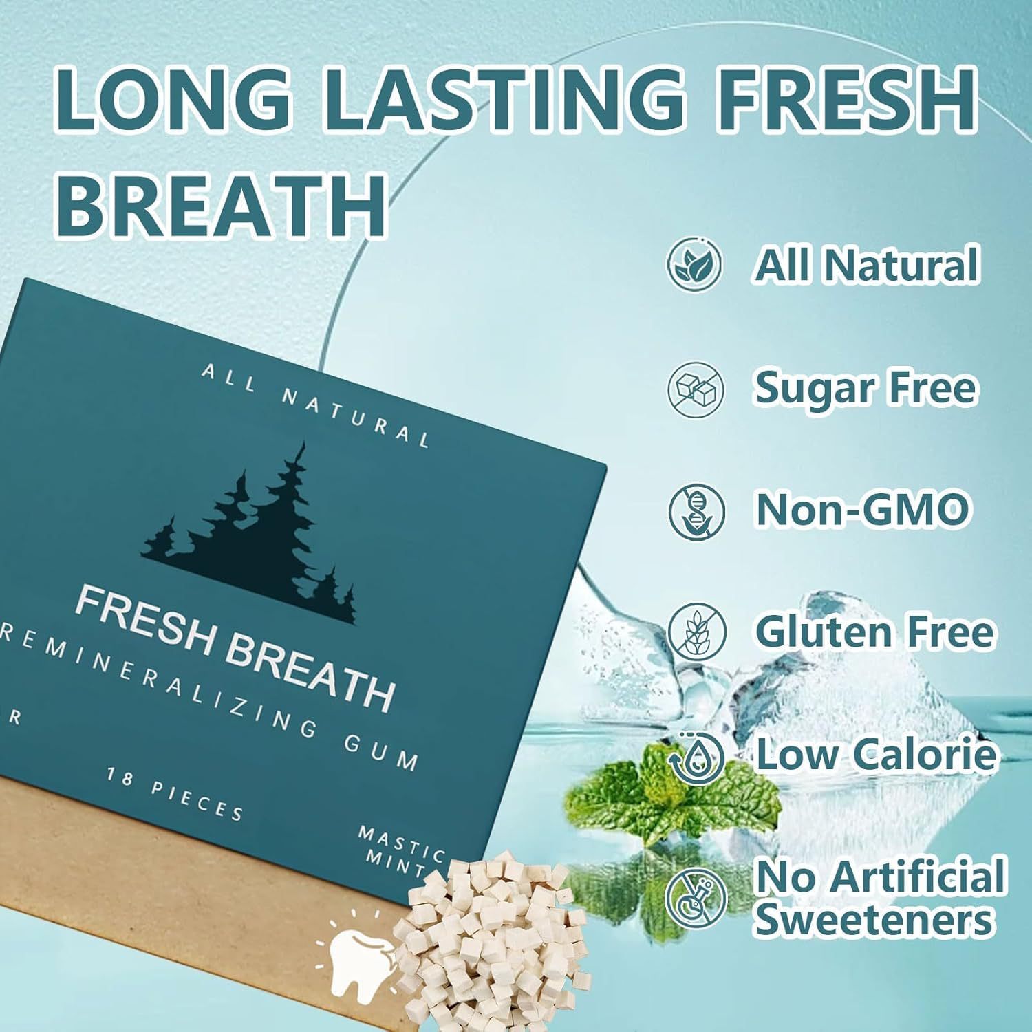 Underbrush Remineralizing Chewing Gum口香糖-阿里巴巴