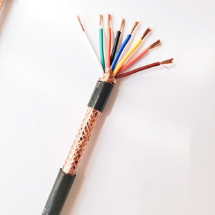 KVVRP控制屏蔽电缆RVVP信号线6 7 8 10 12芯*0.5 0.75 1 1.5平方-阿里巴巴