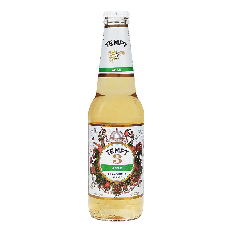 TEMPT坦普特诱惑啤酒330ml*24瓶装1号/3号/7号/9号果味微醺西打酒-阿里巴巴