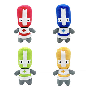 新品跨境Castle Crashers plush 城堡破坏者游戏周边毛绒玩偶公仔-阿里巴巴