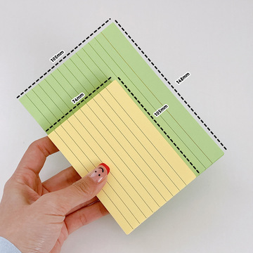 A8m5活页本内页内芯 A6A7手账本子替换横线本 彩色便签迷你A7道林-阿里巴巴