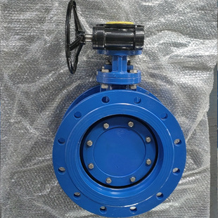 双偏心蝶阀涡轮法兰蝶阀球墨铸铁软密封厂家天津D342X-10/16Q-阿里巴巴