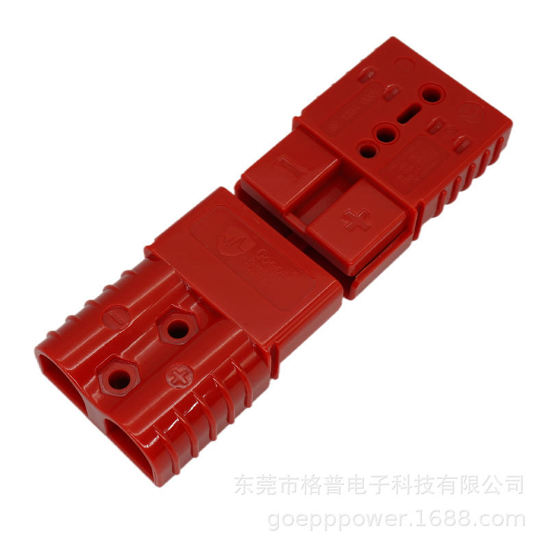 GOEPP大电流洗地机插头UPS电动车空调电源充电连接器120A高电流-阿里巴巴