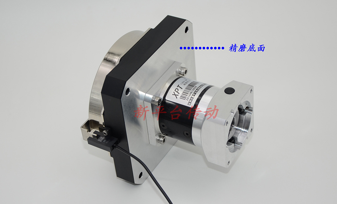 haoxpt新平台齿轮转台配电机精密转台高精度高负载圆盘旋转平台-阿里巴巴