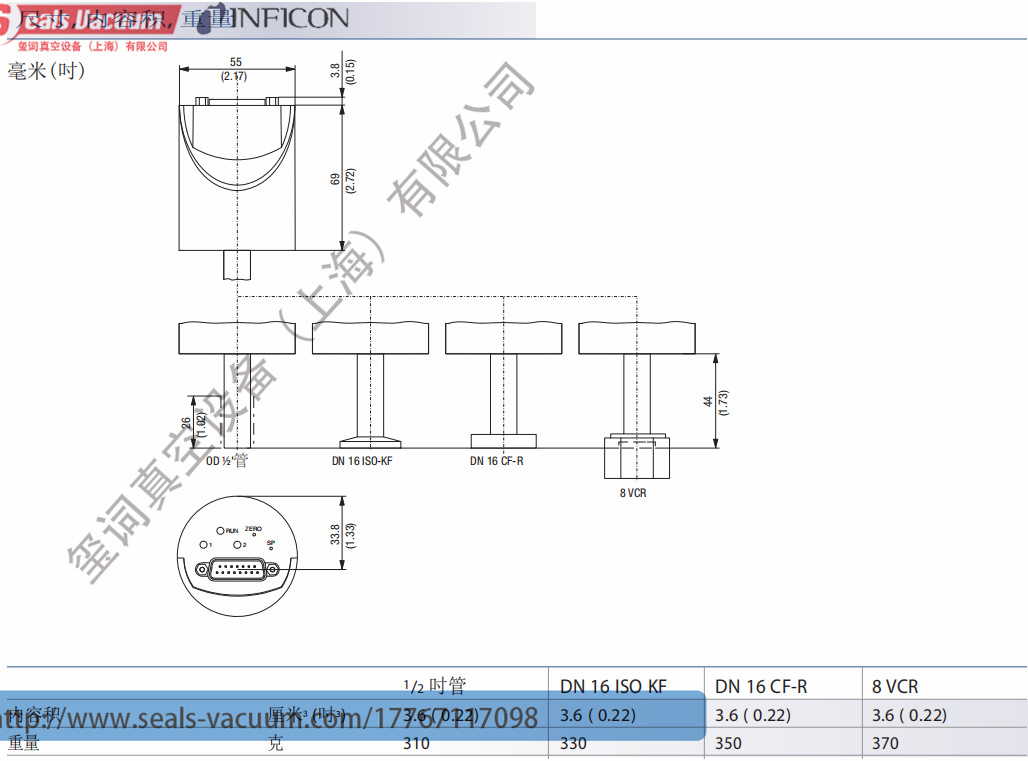 INFICON英福康 SKY CDG025D/ CDG025D-S电容膜片真空计-阿里巴巴
