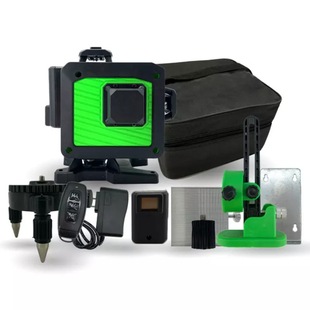 激光水平仪绿光16线4D360° 可打斜线 水平/垂直高精度高亮贴墙仪-阿里巴巴