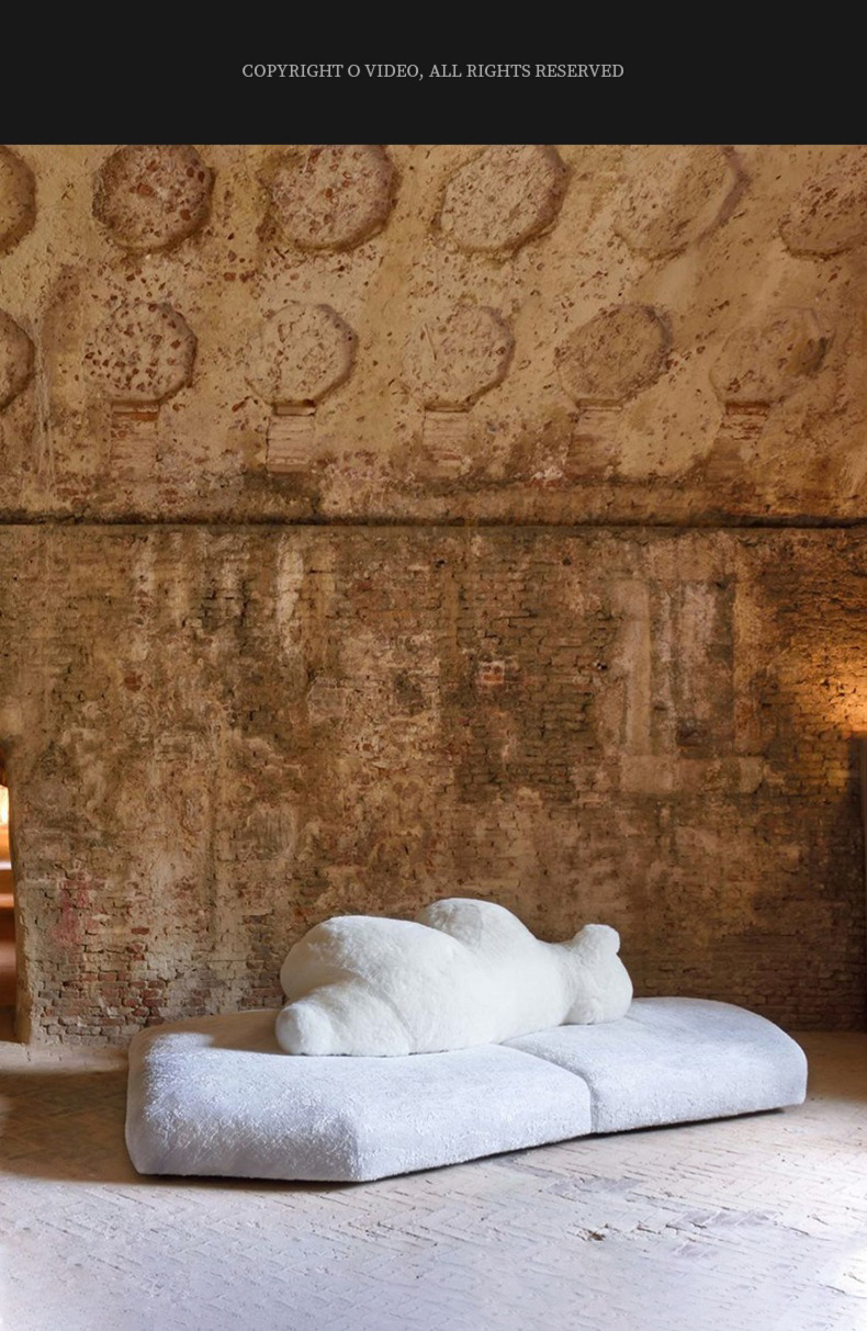 Edra系列 意大利设计师北极熊沙发别墅轻奢Pack Sofa组合布艺沙发-阿里巴巴