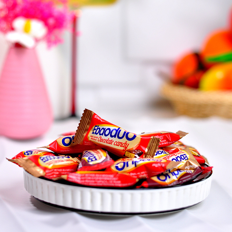 EBaoDuo巧克力果仁酥糖500g花生腰果百香果杏仁混合口味喜糖年货-阿里巴巴