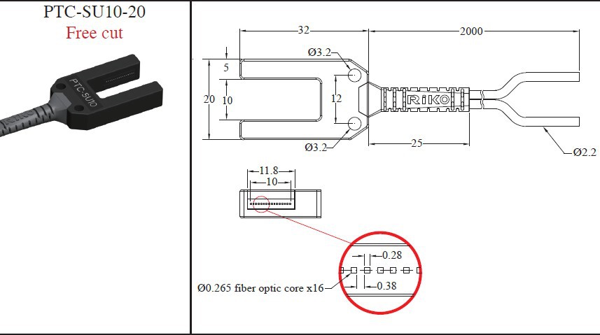 FTA-SU10-20标签传感器RiKO标签感应器FTA-SU10-10槽型光纤感应器-阿里巴巴