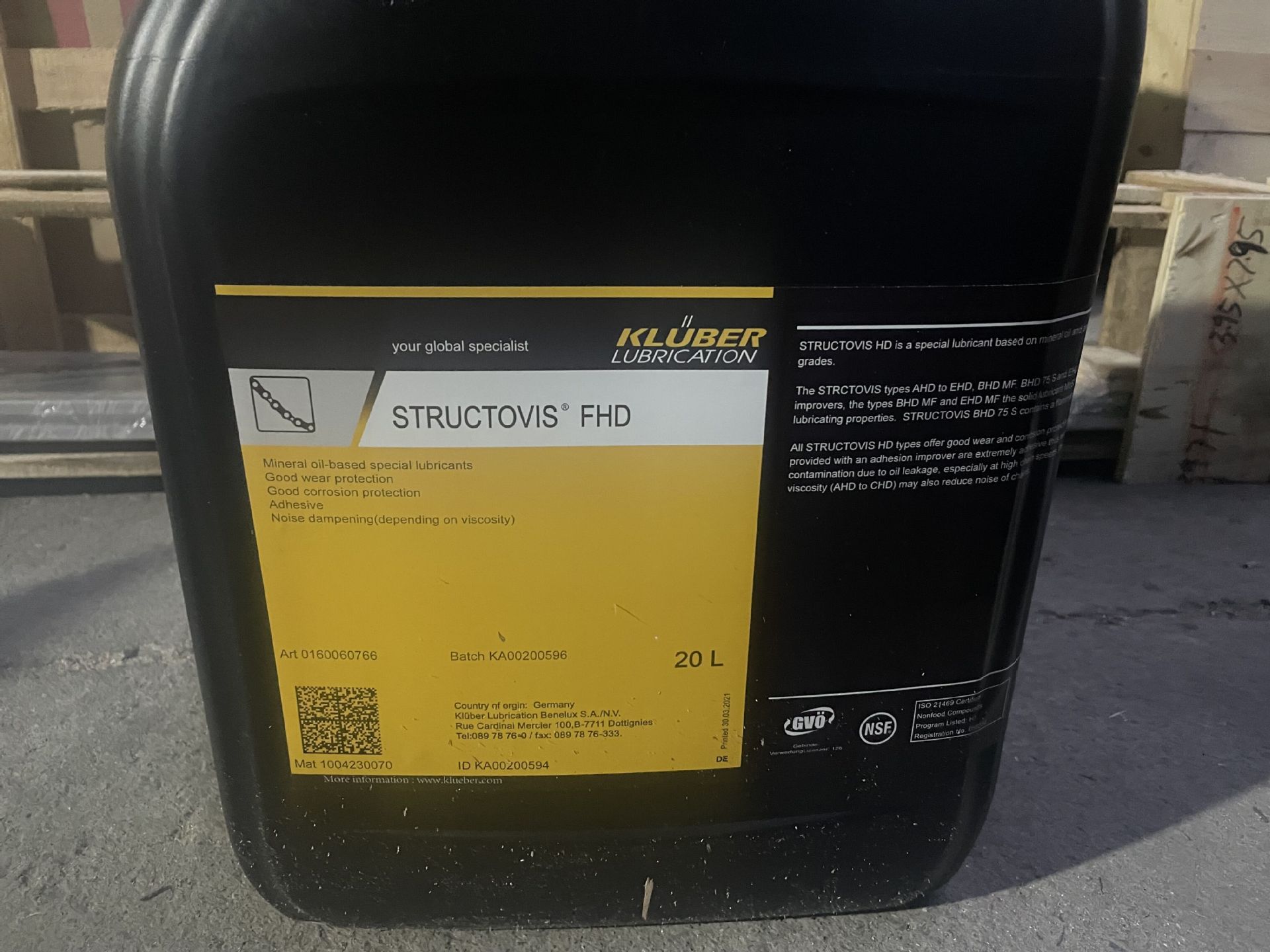 克鲁勃KLUBER STRUCTOVIS BHD BHD/AHD/CHD/EHD/FHD耐高温链条油-阿里巴巴