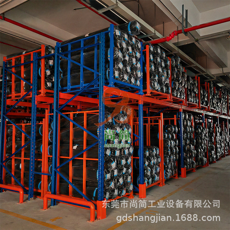 定制移动货架堆垛架巧固架 托盘式仓储周转物料架 折叠堆垛式货架-阿里巴巴