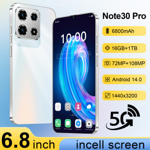 新款跨境手机Note30 Pro6.8incell屏2+16G真4G全球版智能外贸手机-阿里巴巴